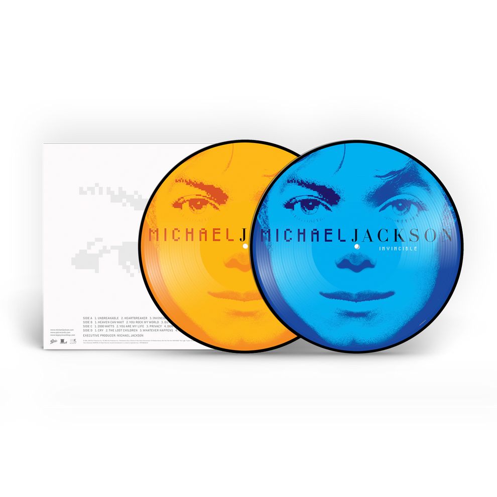 Invincible Picture Disc Double LP – Michael Jackson